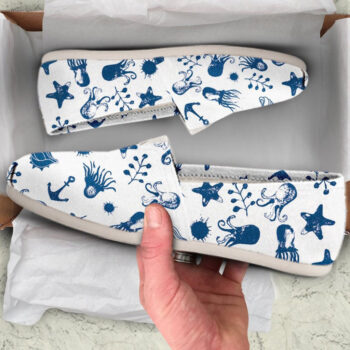 Colorful Octopus Shoes | Custom Canvas Sneakers For Kids & Adults