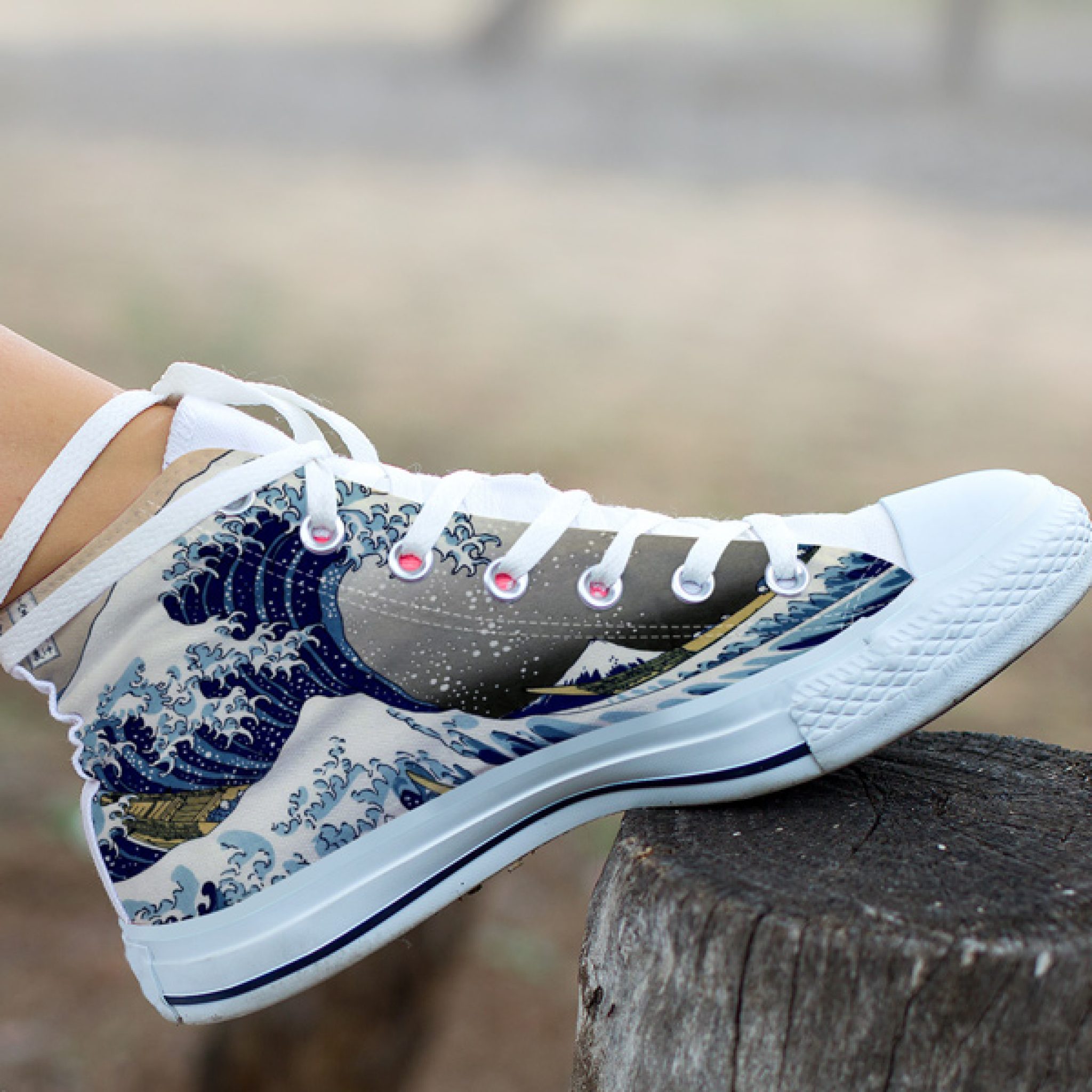 Great Wave Shoes | Custom Canvas Sneakers For Kids & Adults