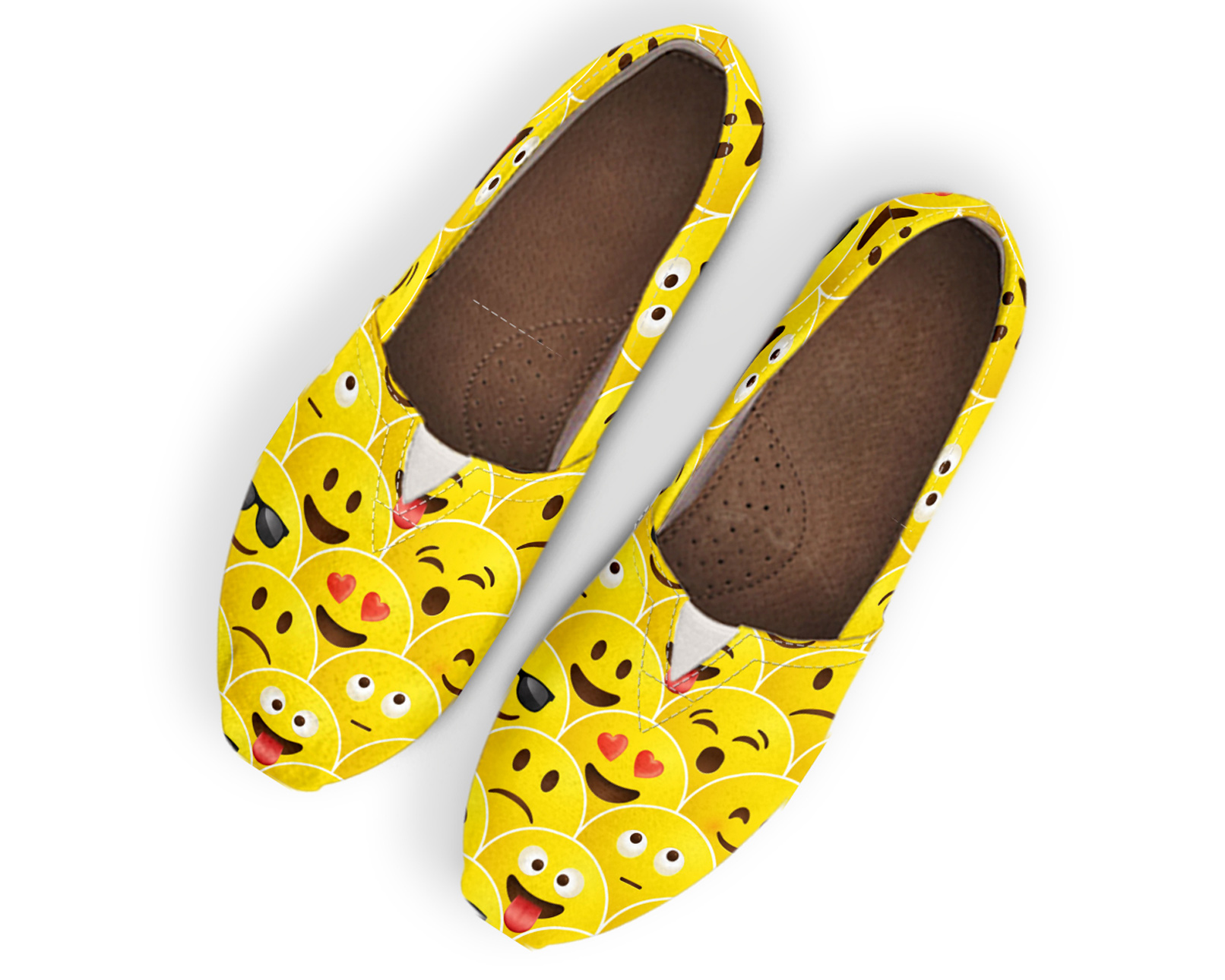Casual Smiley Face Shoes | Custom Canvas Sneakers For Kids & Adults